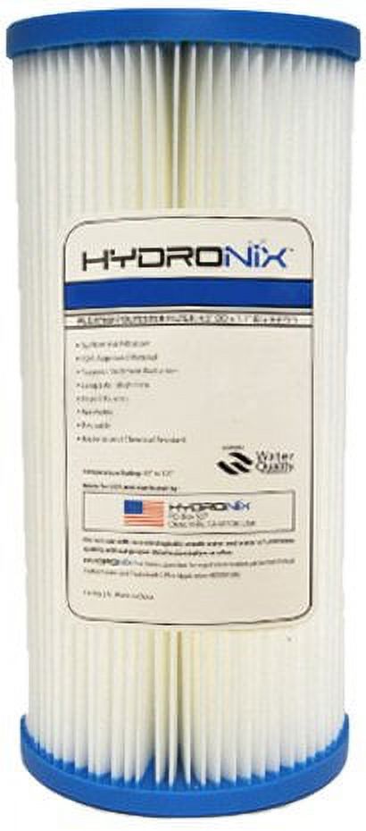 Hydronix SPC-45-1030 Polyester Pleated Filter 45 OD X 9 34 Length 30 ...