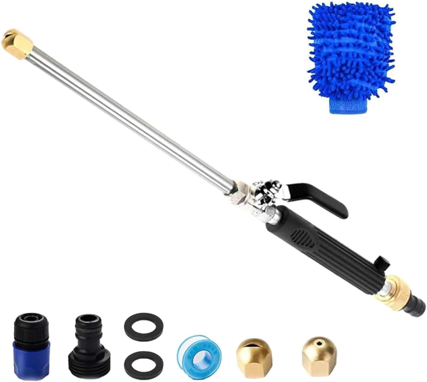 Hydronozzle Power Nozzle, Hydro Nozzle 3000 psi for Water Hose, 2-In-1 ...