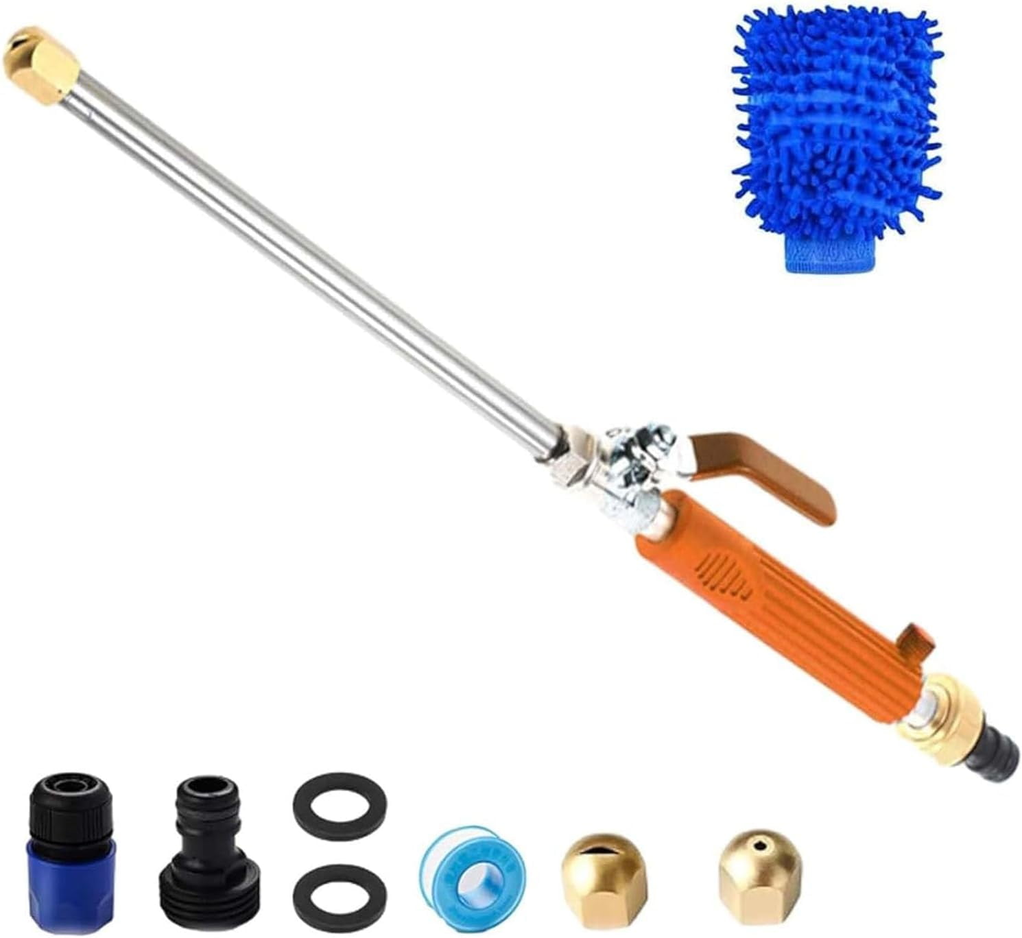 Hydronozzle Power Nozzle, Hydro Nozzle 3000 psi for Water Hose, 2-In-1 ...