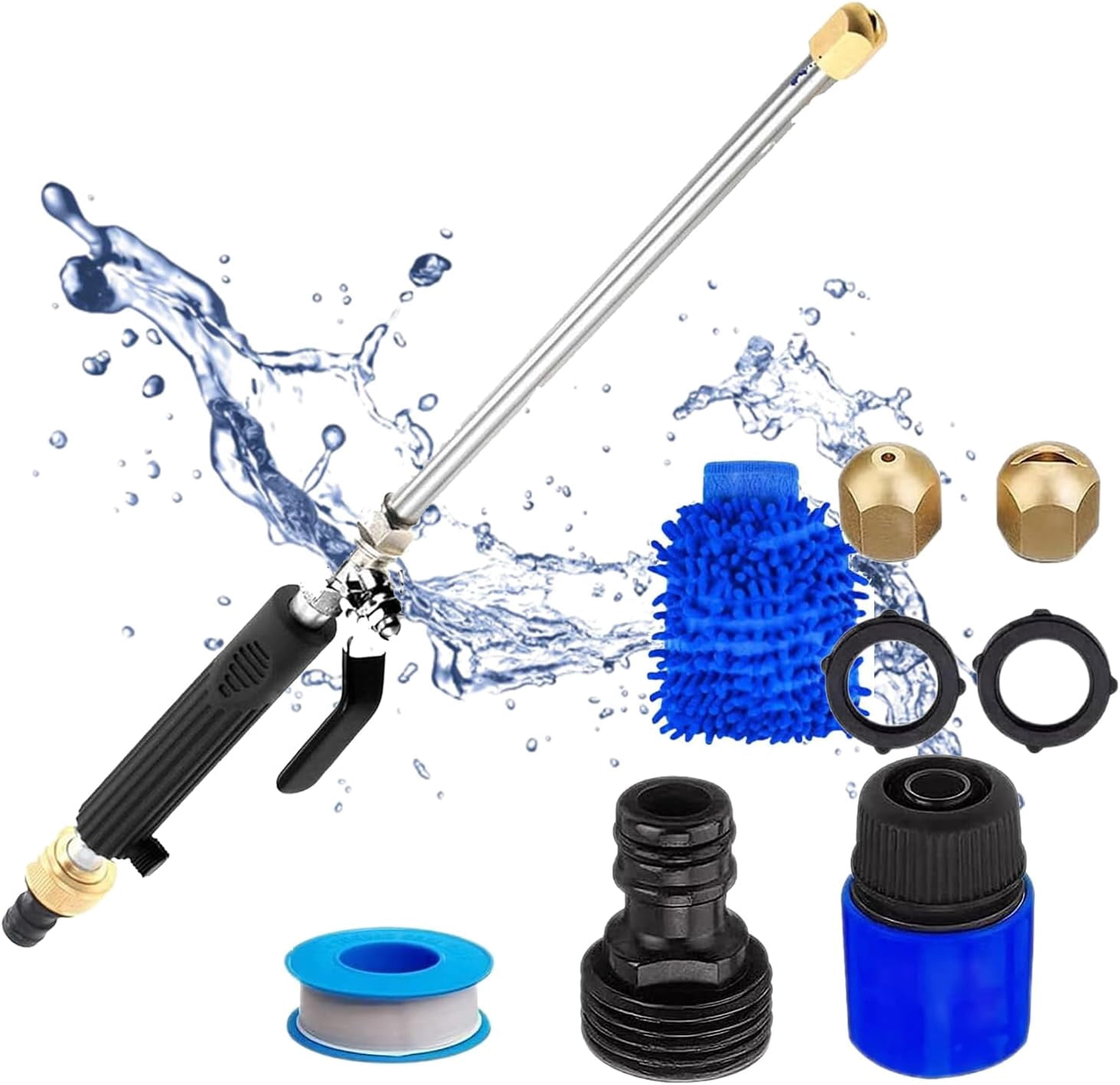 Hydronozzle Power Nozzle, Hydro Nozzle3000 Psi, 2-in-1 Portable Power ...