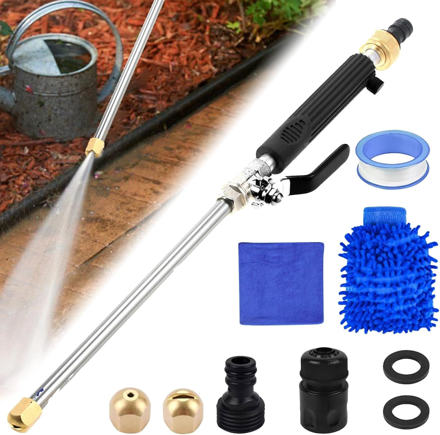 Hydronozzle Power Nozzle, Hydronozzle 3000 Psi, 2-in-1 Portable Power ...