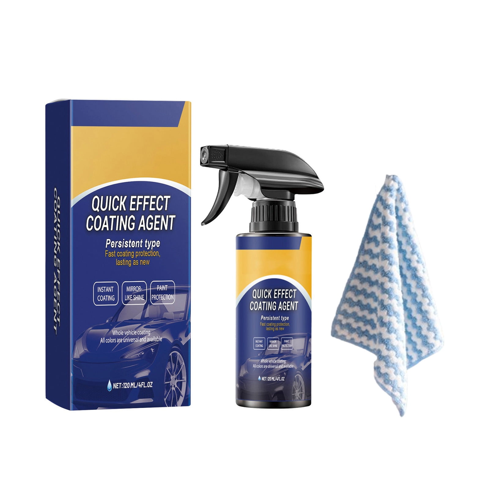 Hydrophobic Ceramic Coating Spray 120ml for Cars - Water Repellent ...