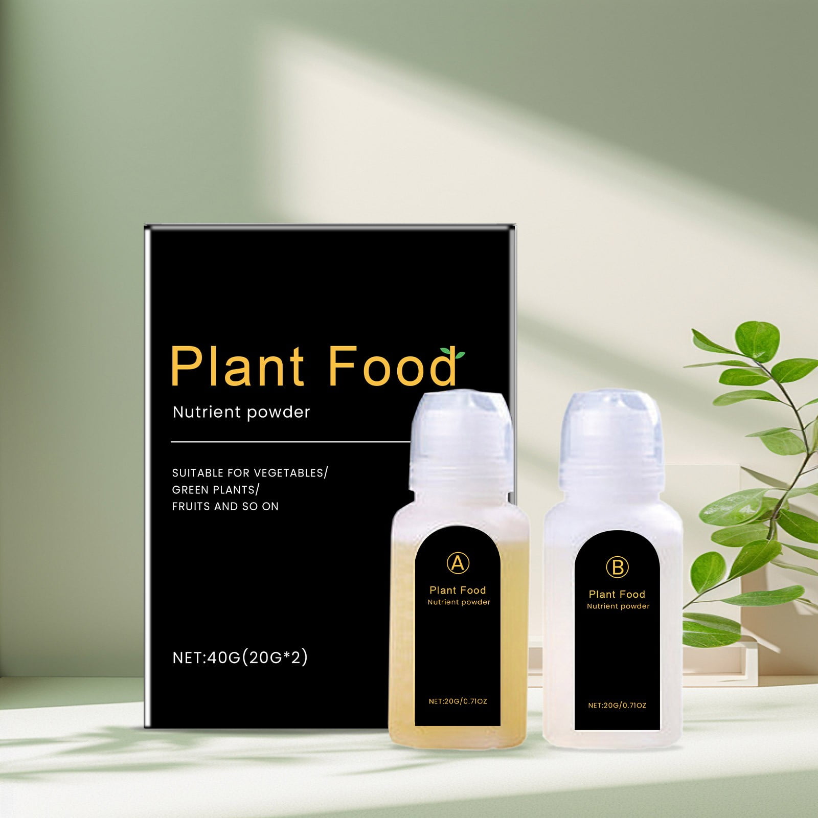 Hydroponic Food Nutrient Powder A & B | Complete Soilless Cultivation ...