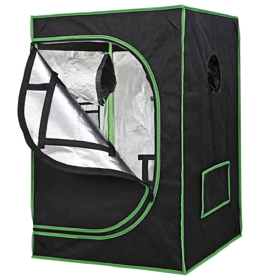 Hydroponic Grow Tent, Reflective Mylar 100% Non Toxic with Window ...