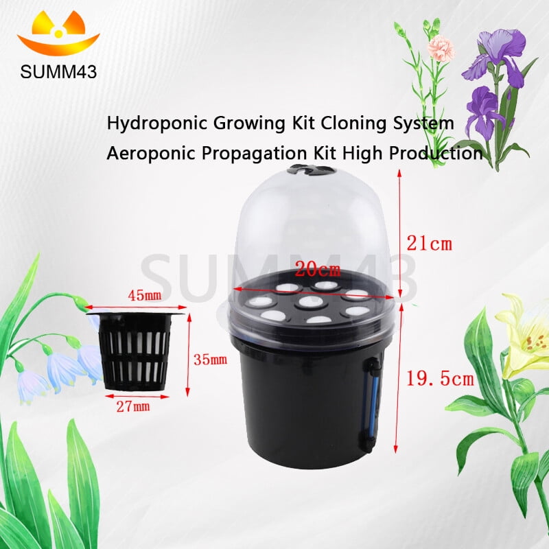 Hydroponic Growing Kit Cloning System Aeroponic Propagation Kit High ...