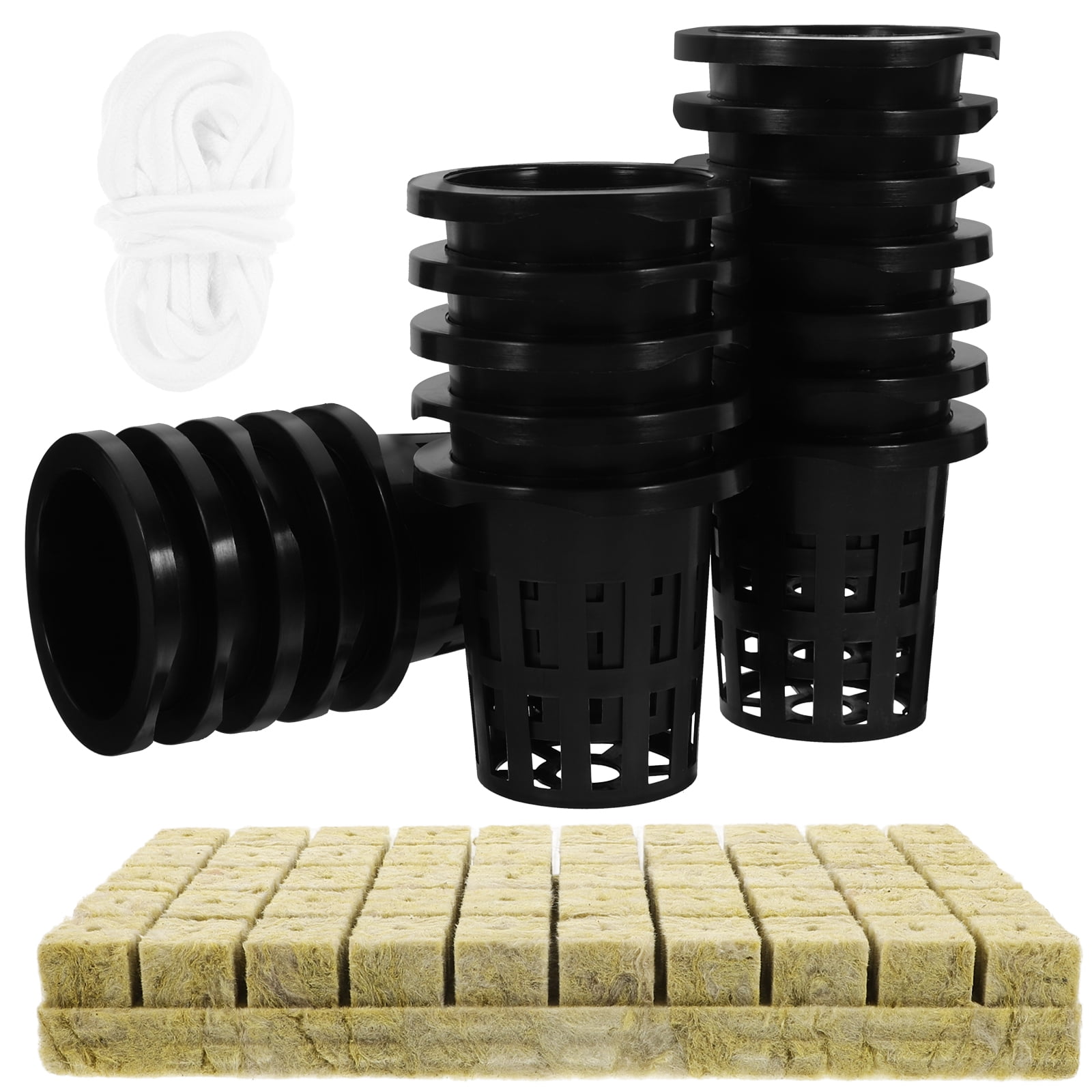 Hydroponic Growing Kit Flowerpot Plastic Planting Pots for Hydroponics ...