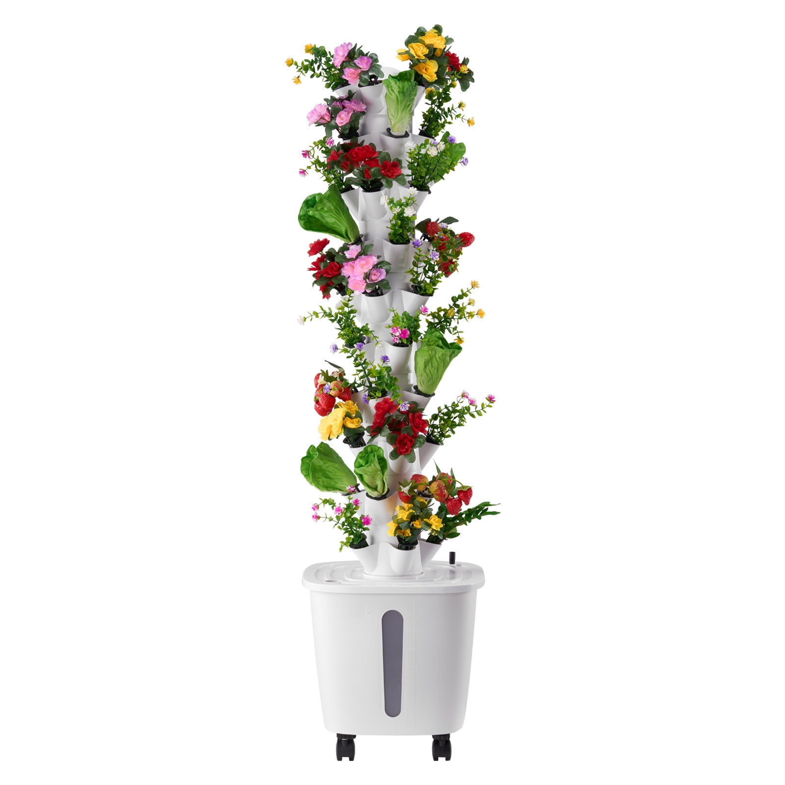 Hydroponic Growing System with Wheel 50 Pods Indoor Hydroponic Tower ...