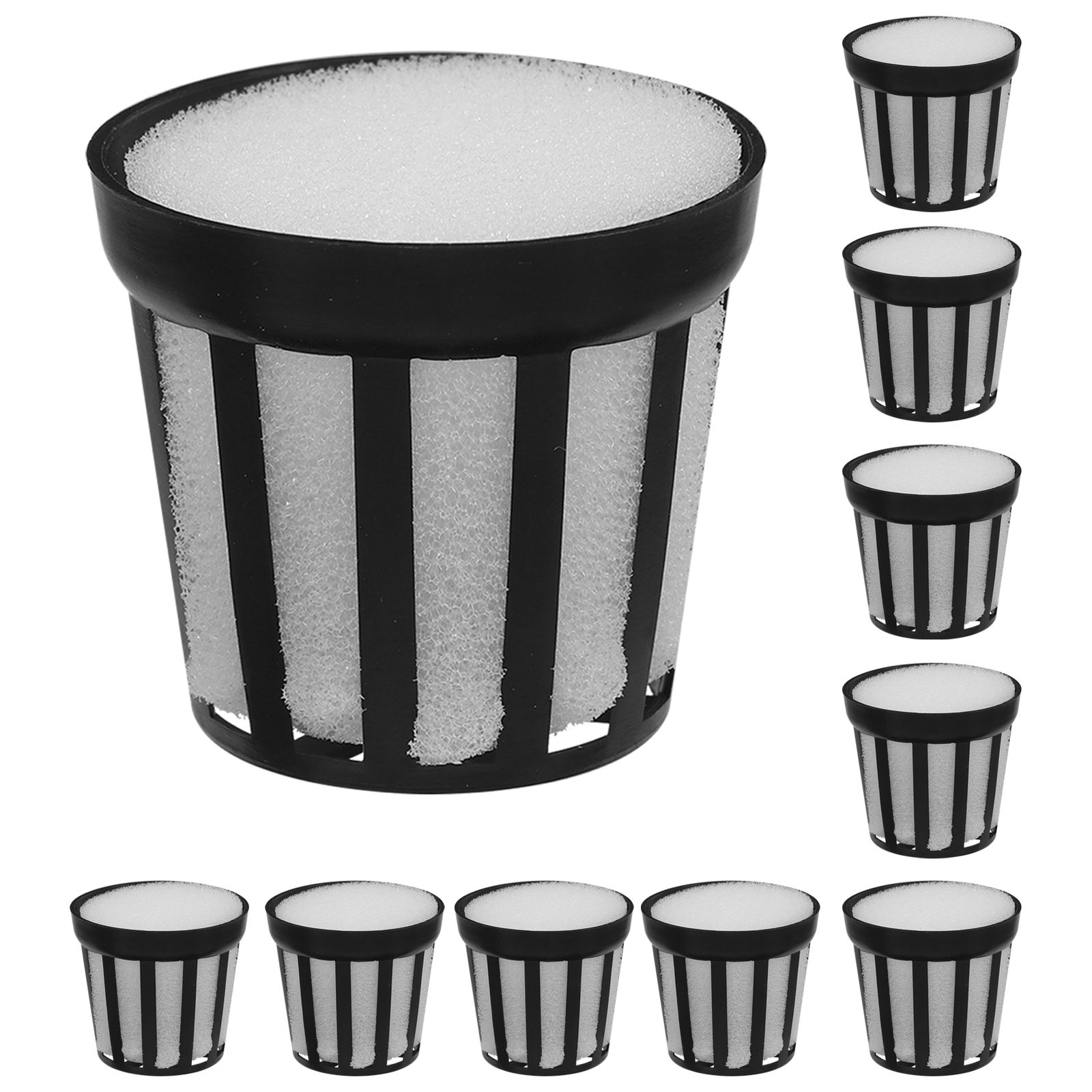 Hydroponic Planting Pots with Sponge Net Cups for Garden and Balcony ...