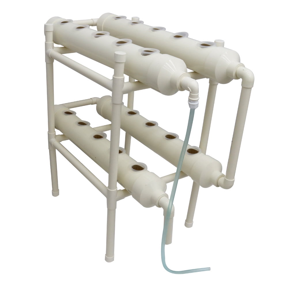 Hydroponic Pipeline Vegetable Growing System 20 Planting Sites 2 Layers ...