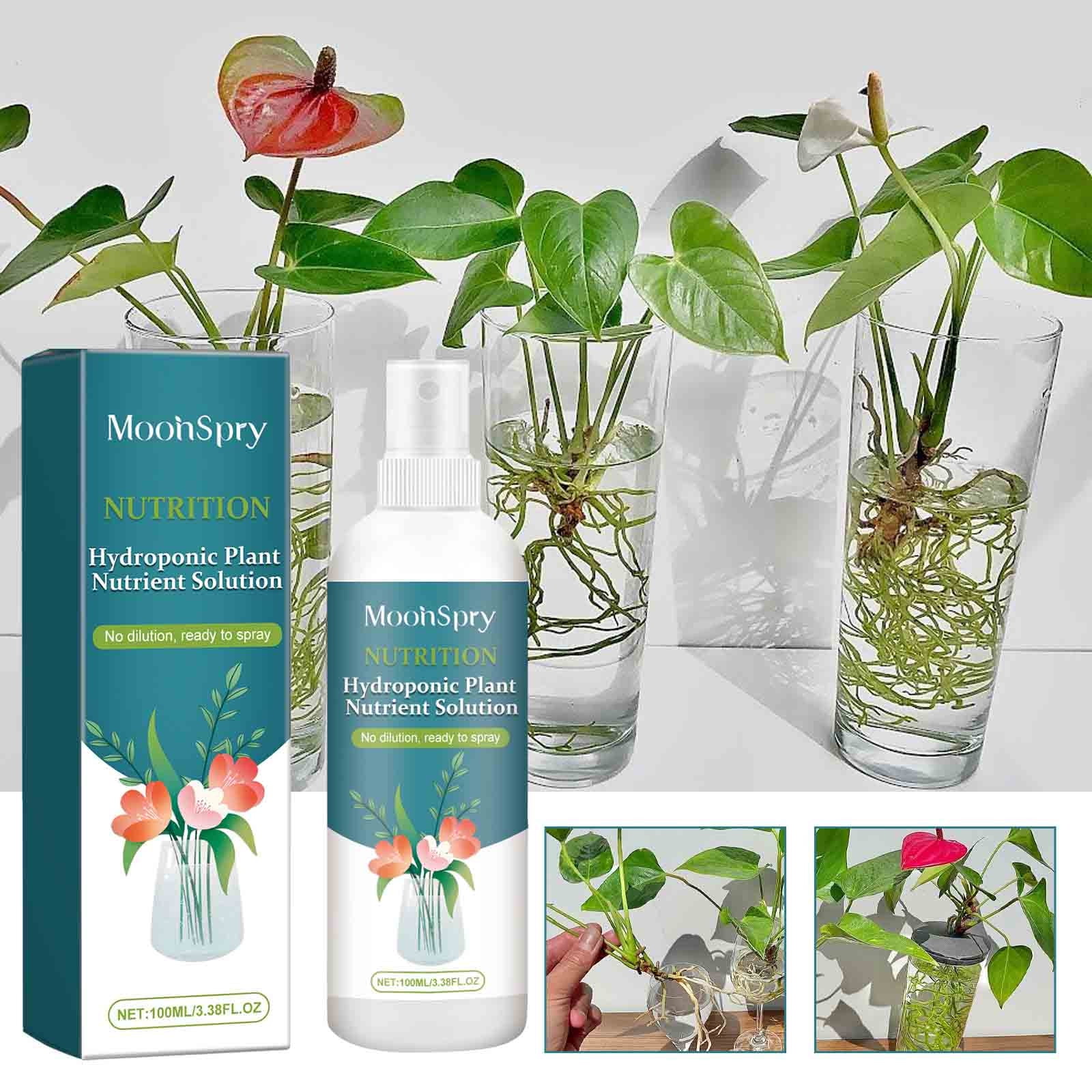 Hydroponic Plant Nutrient Solution - 100ml Garden Plant Fertilizer,Plant Nutrient Solution for ...