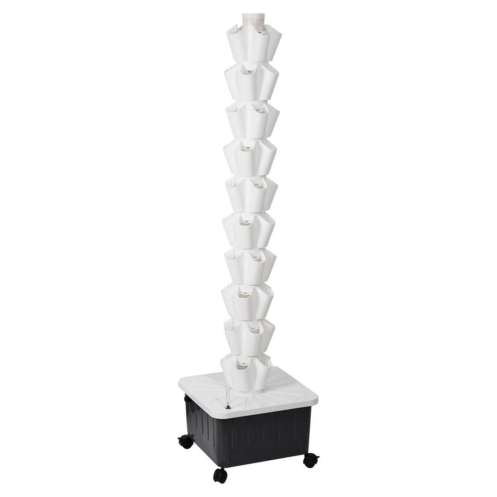 Hydroponic Tower, Vertical Lettuce Grow Tower Hydroponic Growing Kit ...