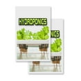 Hydroponics (2-PACK) 24" x 36" Vinyl Decals | Sign Insert Peel & Stick ...