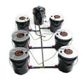 Hydroponics Grow System Kit 7 Buckets 5 Gallon Recirculating Deep Water Culture! - Walmart.com