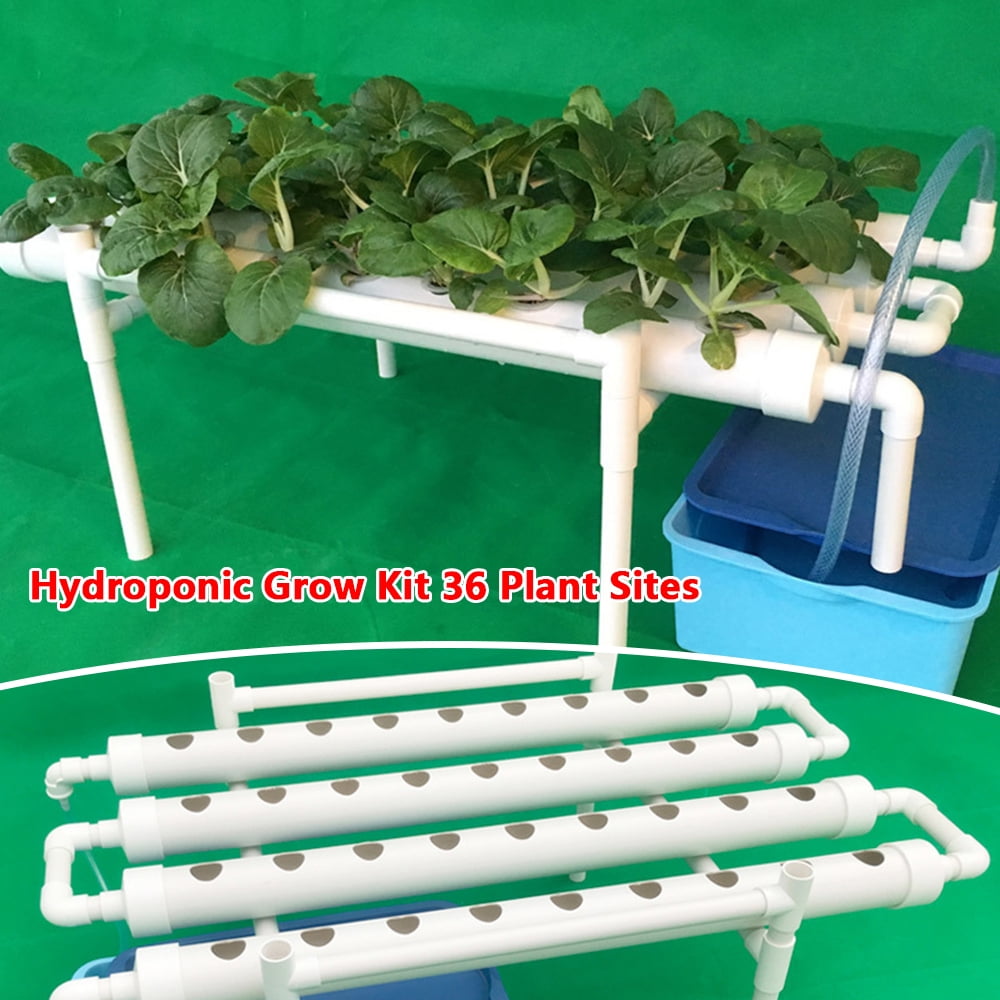 Hydroponics Growing System – 36 Plant Sites, Nutrient Film Technique ...