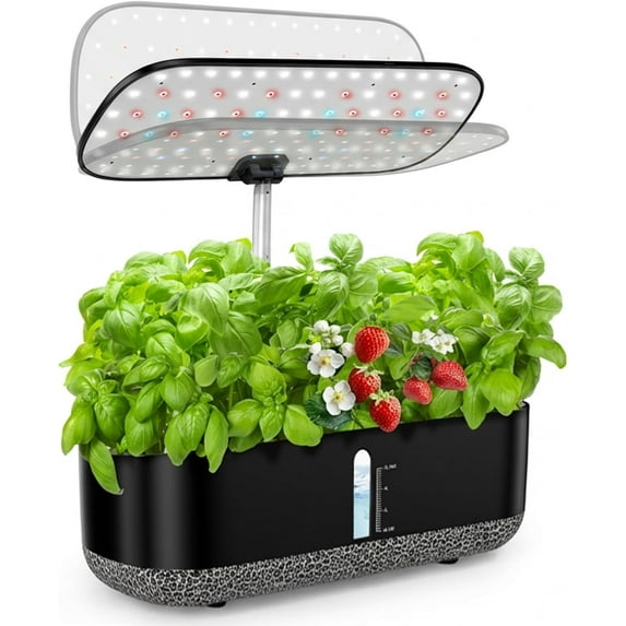 Hydroponics Growing System with Grow Light, 14 Pods Indoor Garden Full ...