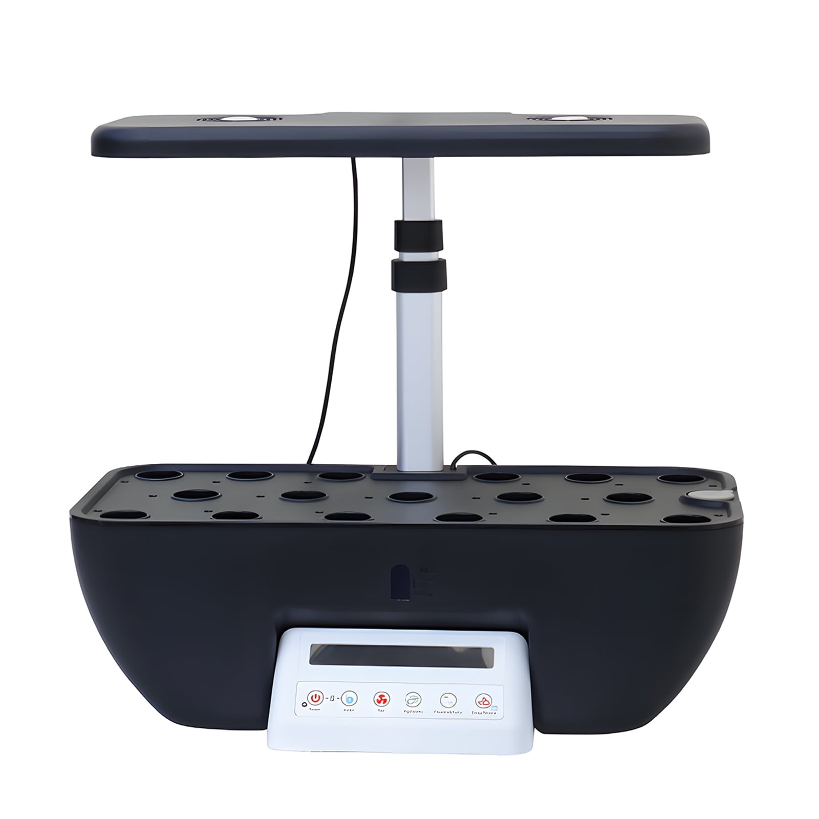 Hydroponics Growing System Kit 17 Pods Full-Spectrum Plant Grow Light ...