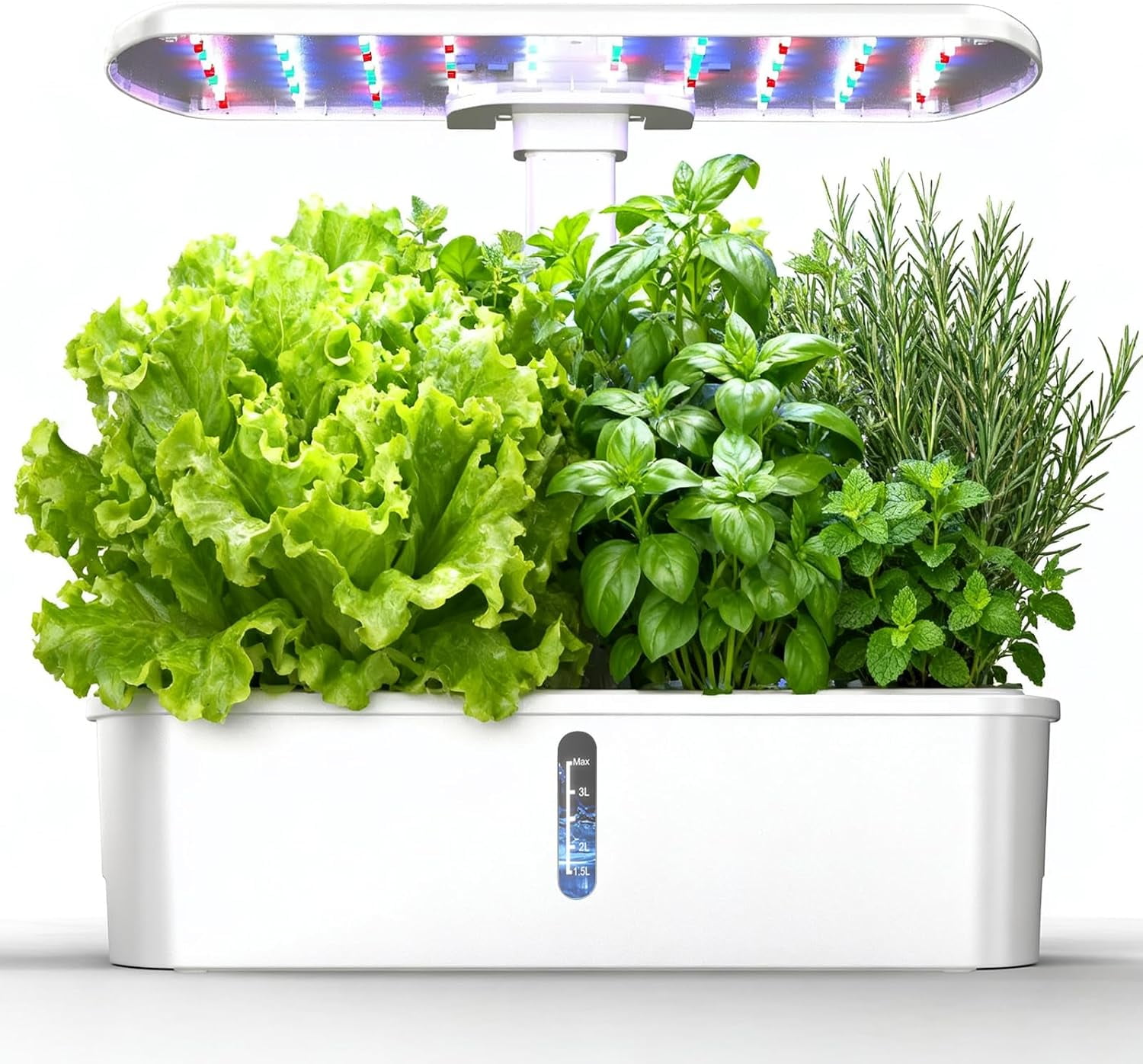 Hydroponics Growing System Kits Smart Indoor Herb Garden with 24W LED ...