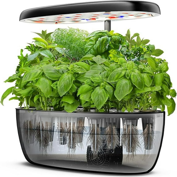 Hydroponics Growing System kit: 12 Pods Indoor Herb Garden with Smart ...