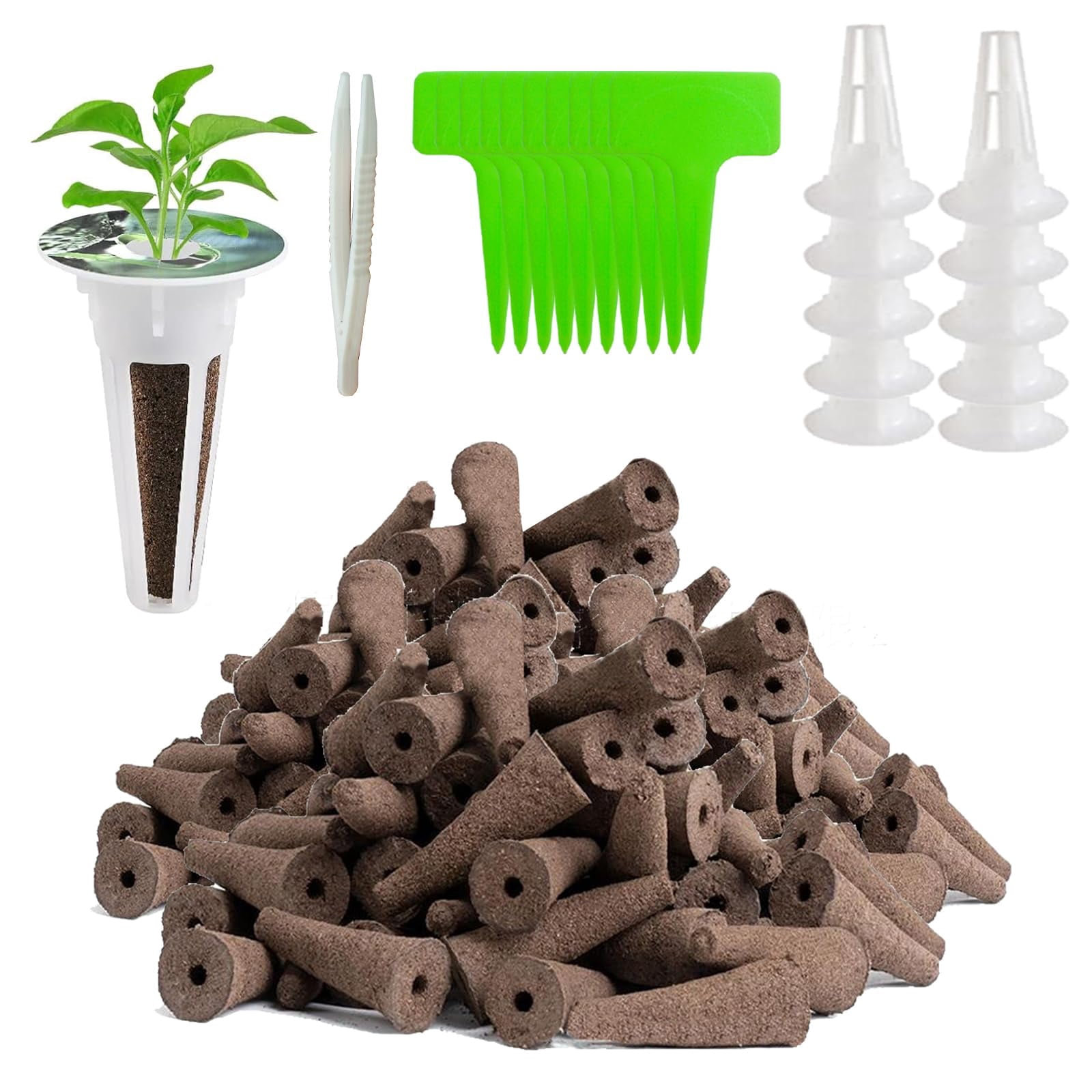 Hydroponics Pods Compatible with Aerogarde, 120 Grow Sponges for All ...