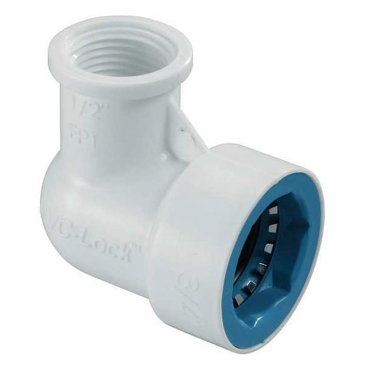 Hydrorain Elbow,3/4 in. Tube x 1/2 in FPT ,150 psi 07775 - Walmart.com