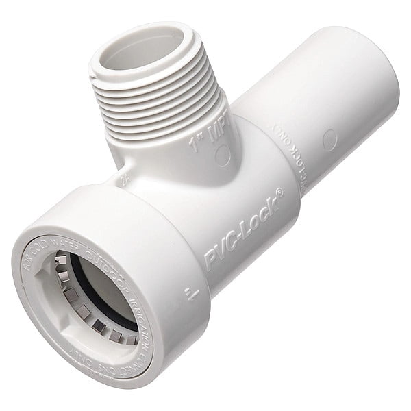 Hydrorain Manifold Tee,1" SPG x 1" SOC x 1" MPT 08685 - Walmart.com