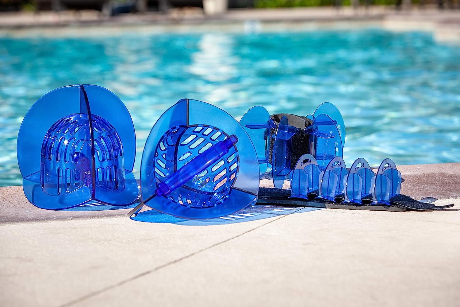 Hydrorevolution Pool Exercise Bundle | High Resistance Water Weights | Water Exercise Equipment ...