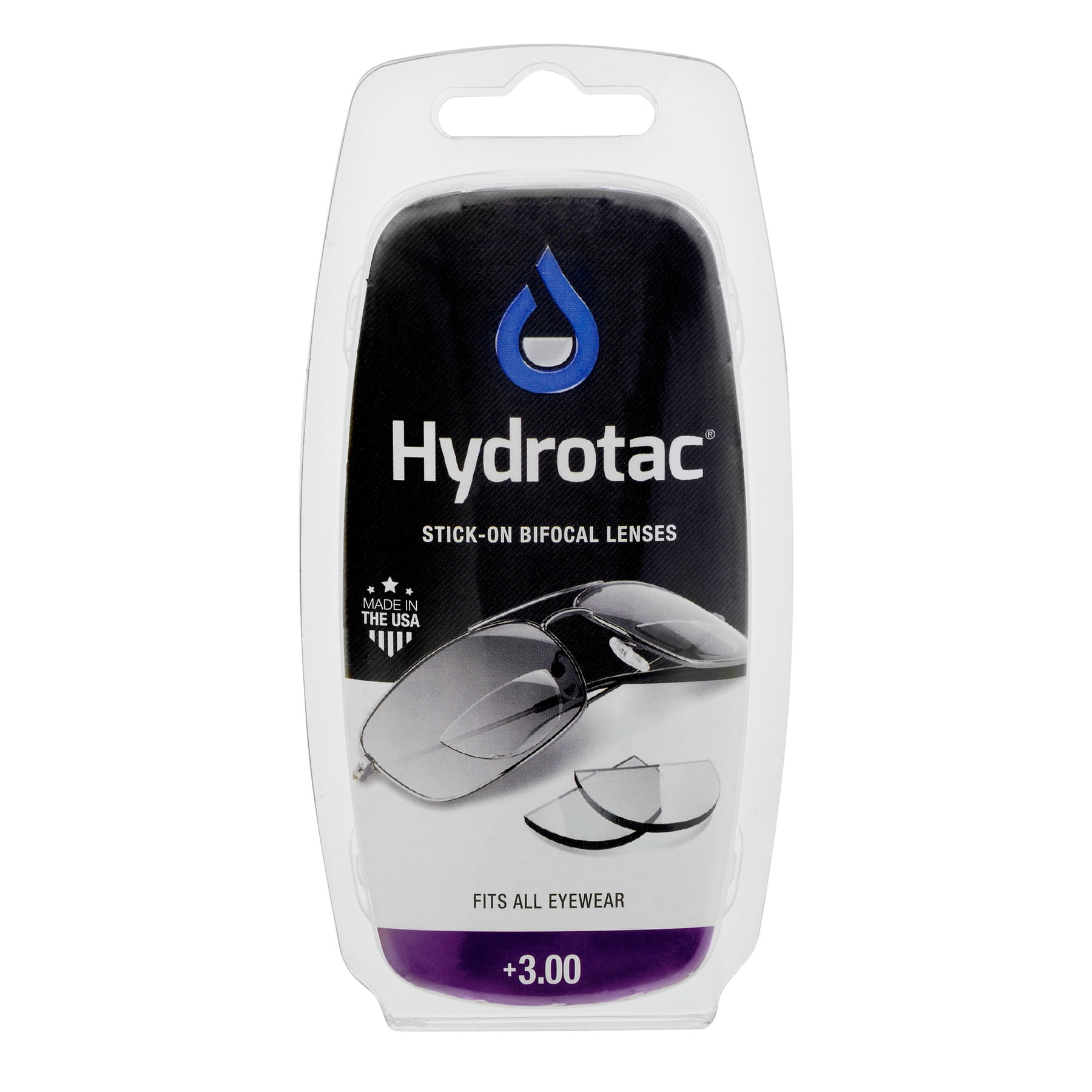 Hydrotac Stick-on Bifocal Lenses, 3.00 HSA/FSA Eligible - Walmart.com
