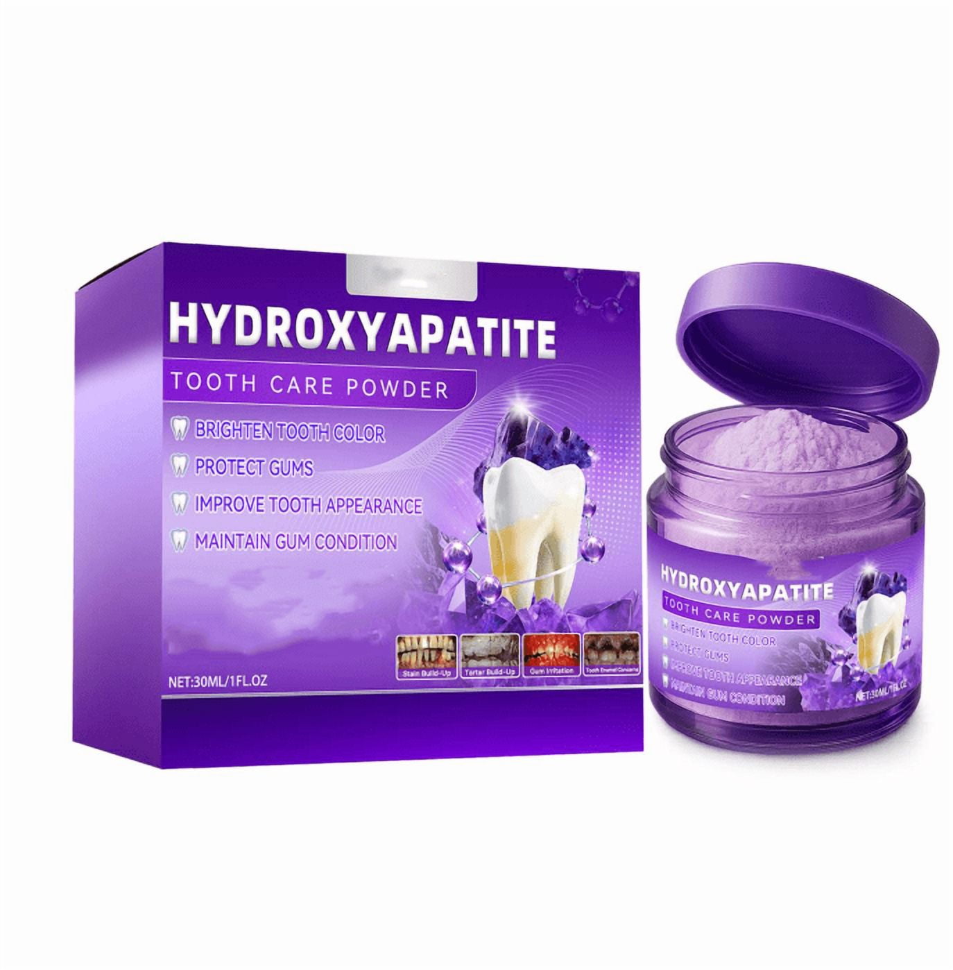 Hydroxyapatite Teeth Repair Powder, Natural Tooth Repair Mineral Powder ...