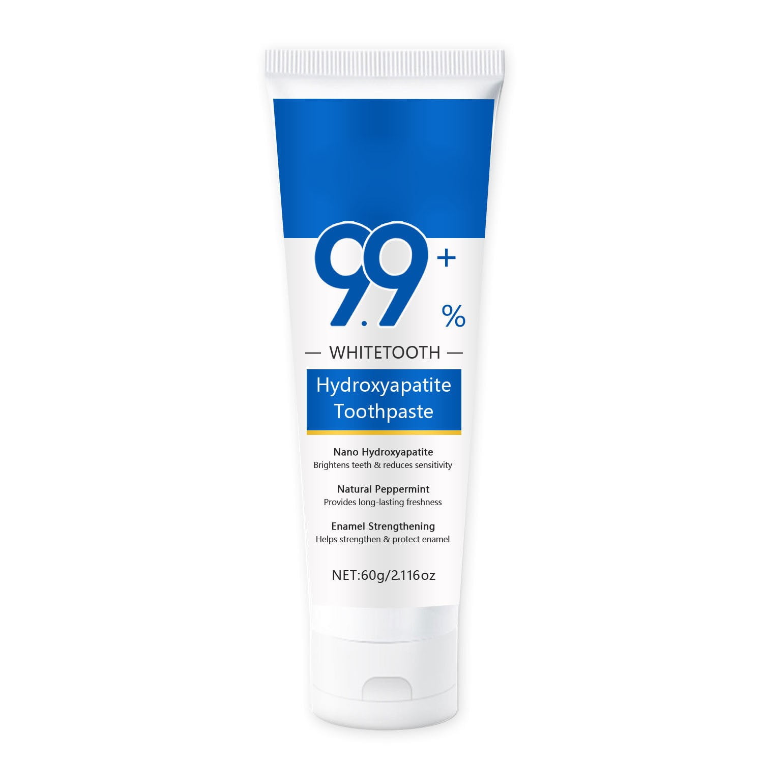 Hydroxyapatite Toothpaste 2.8oz, Protects Enamel and Strengthens Teeth ...