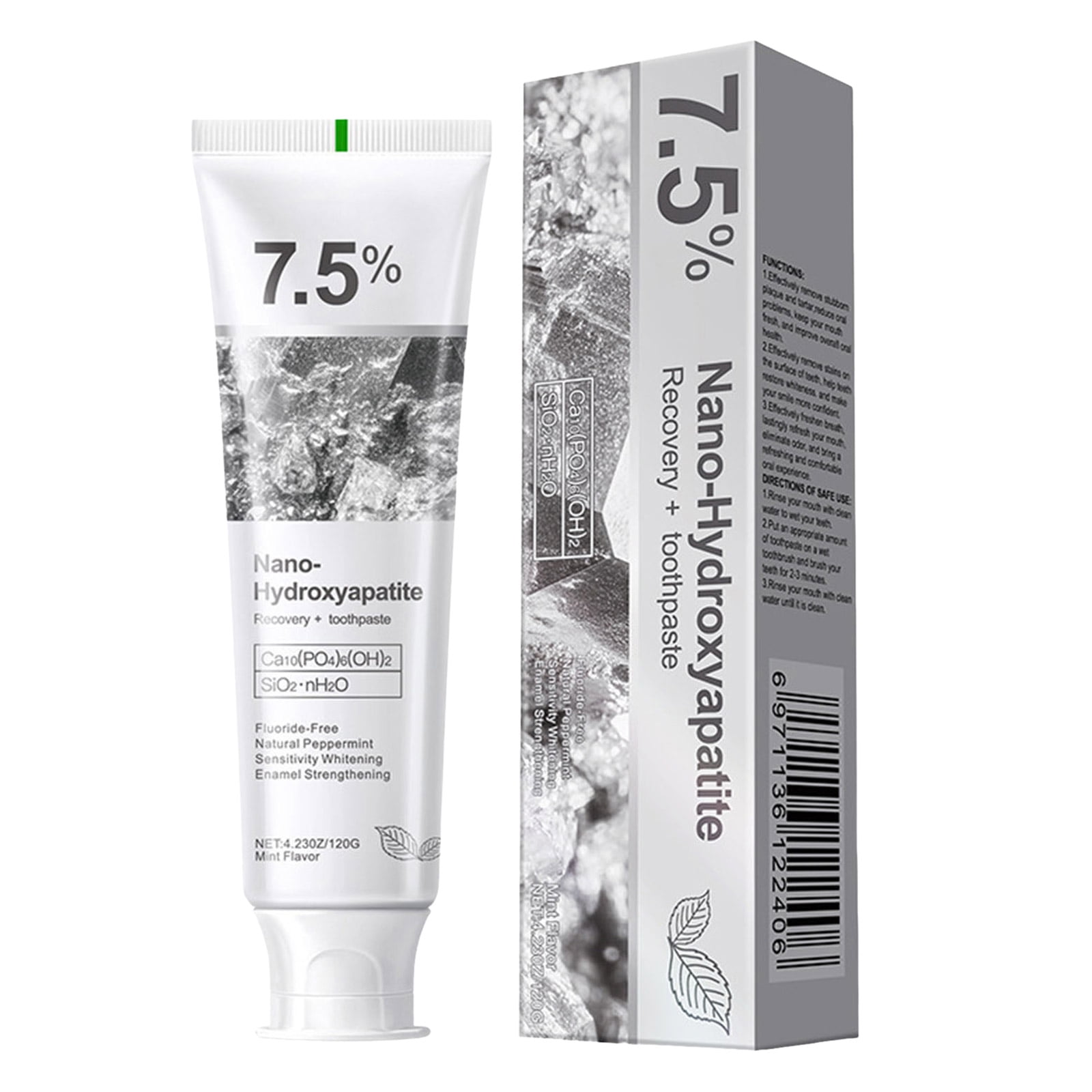 Hydroxyapatite Toothpaste for Advanced Enamel Protection,7.5 Toothpaste ...
