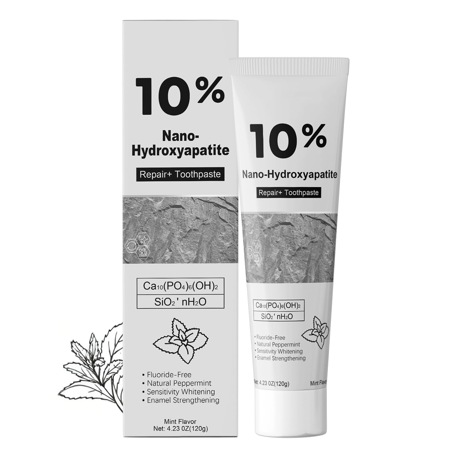 Hydroxyapatite Toothpaste for Advanced Enamel Protection, Anticaries ...