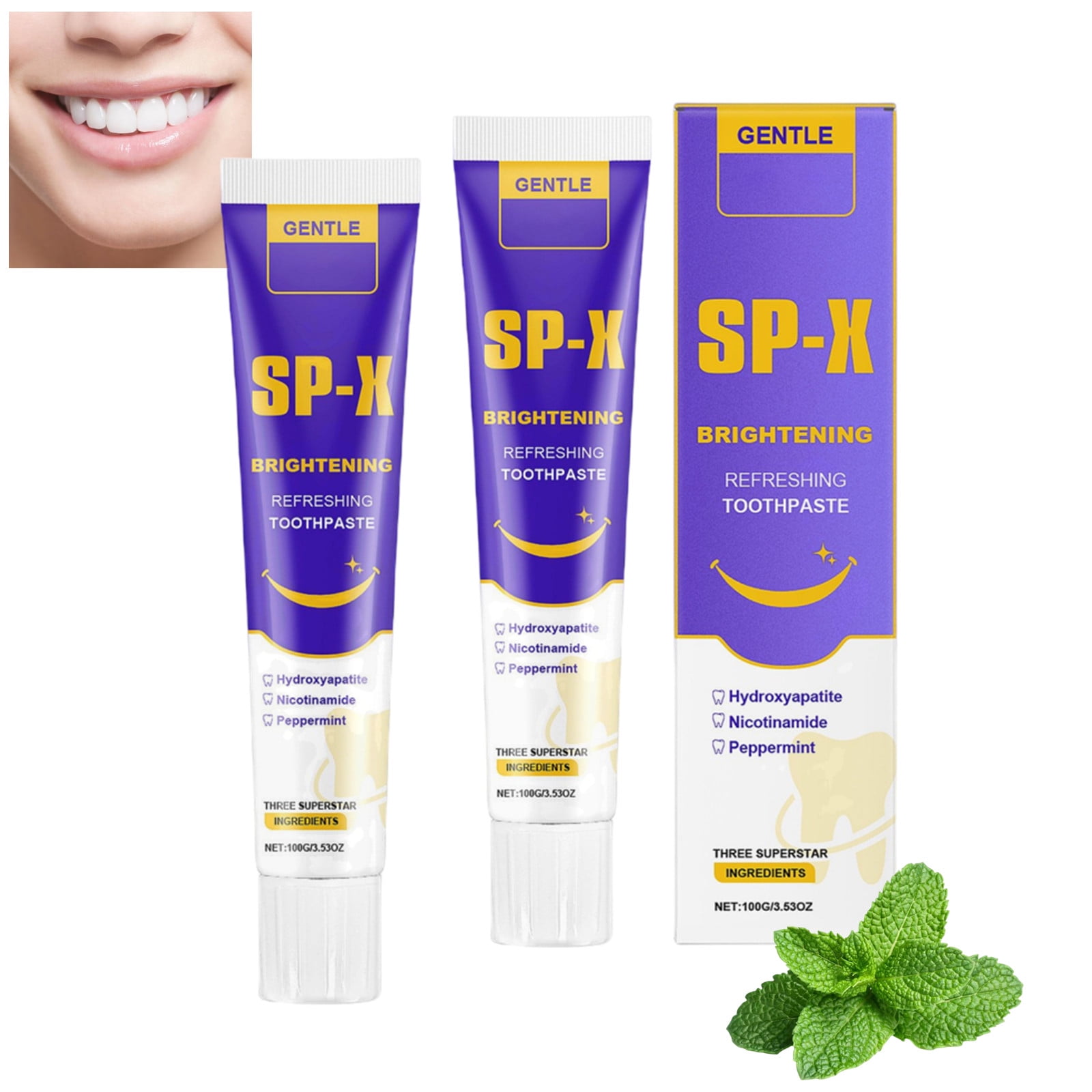 Hydroxyapatite Toothpaste for Advanced Enamel Protection, Fresh Breath ...