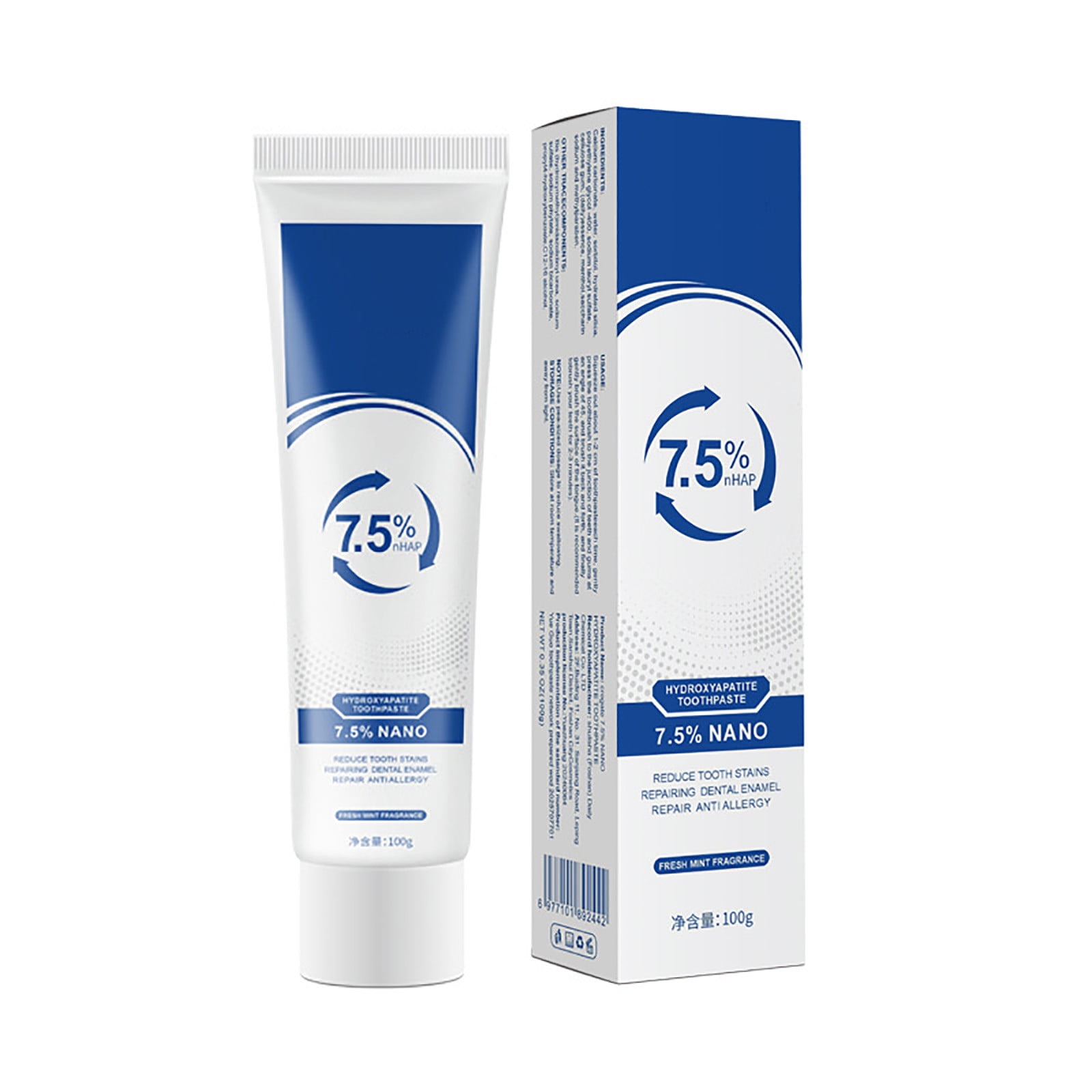 Hydroxyapatite Toothpaste, Advanced Whitening Enamel Repair Toothpaste ...