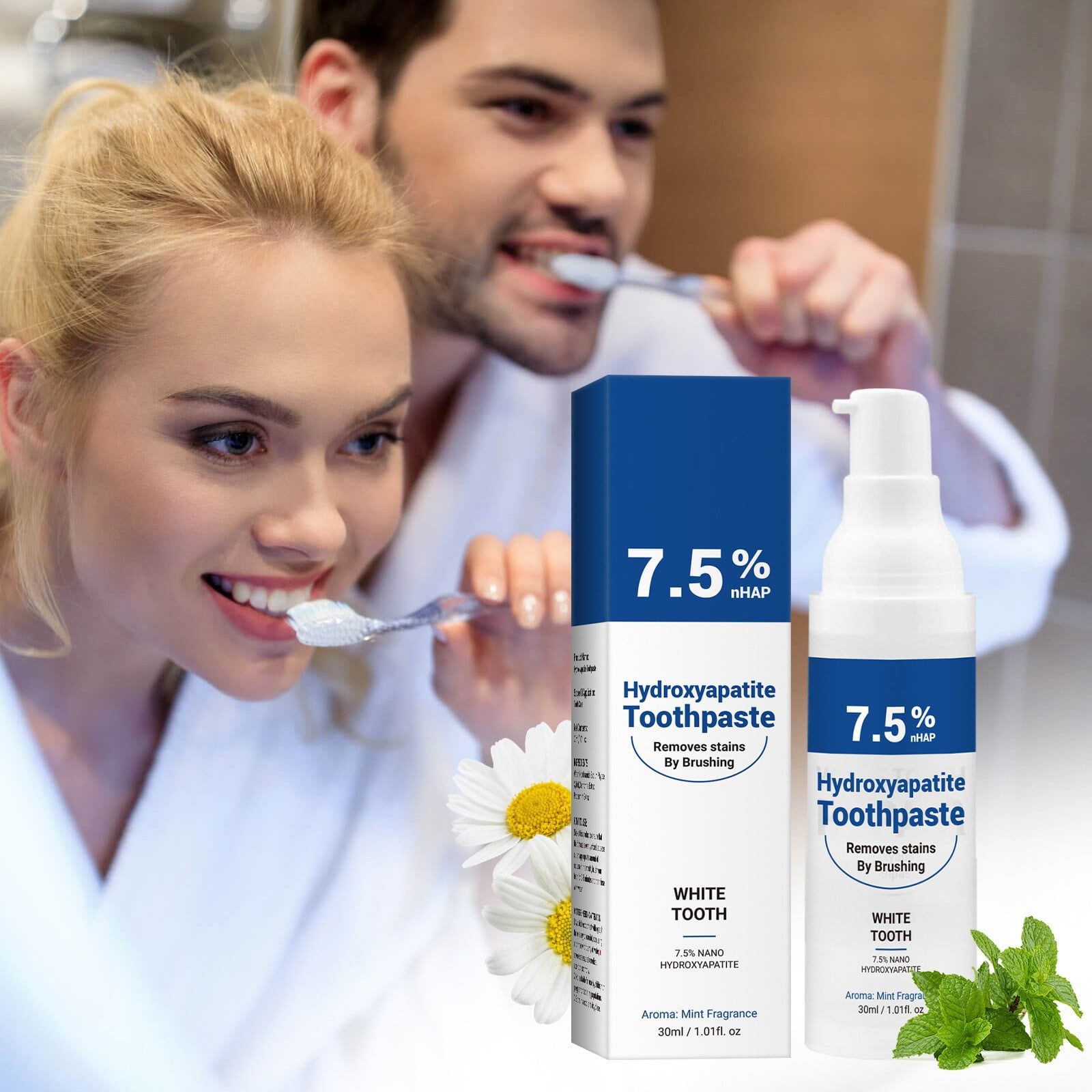 Hydroxyapatite Toothpaste - Cleaning Toothpaste Gentle Care Hygiene ...
