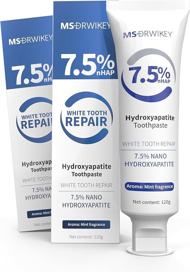Hydroxyapatite Toothpaste for Enamel Protection, Fluoride-Free Formula ...