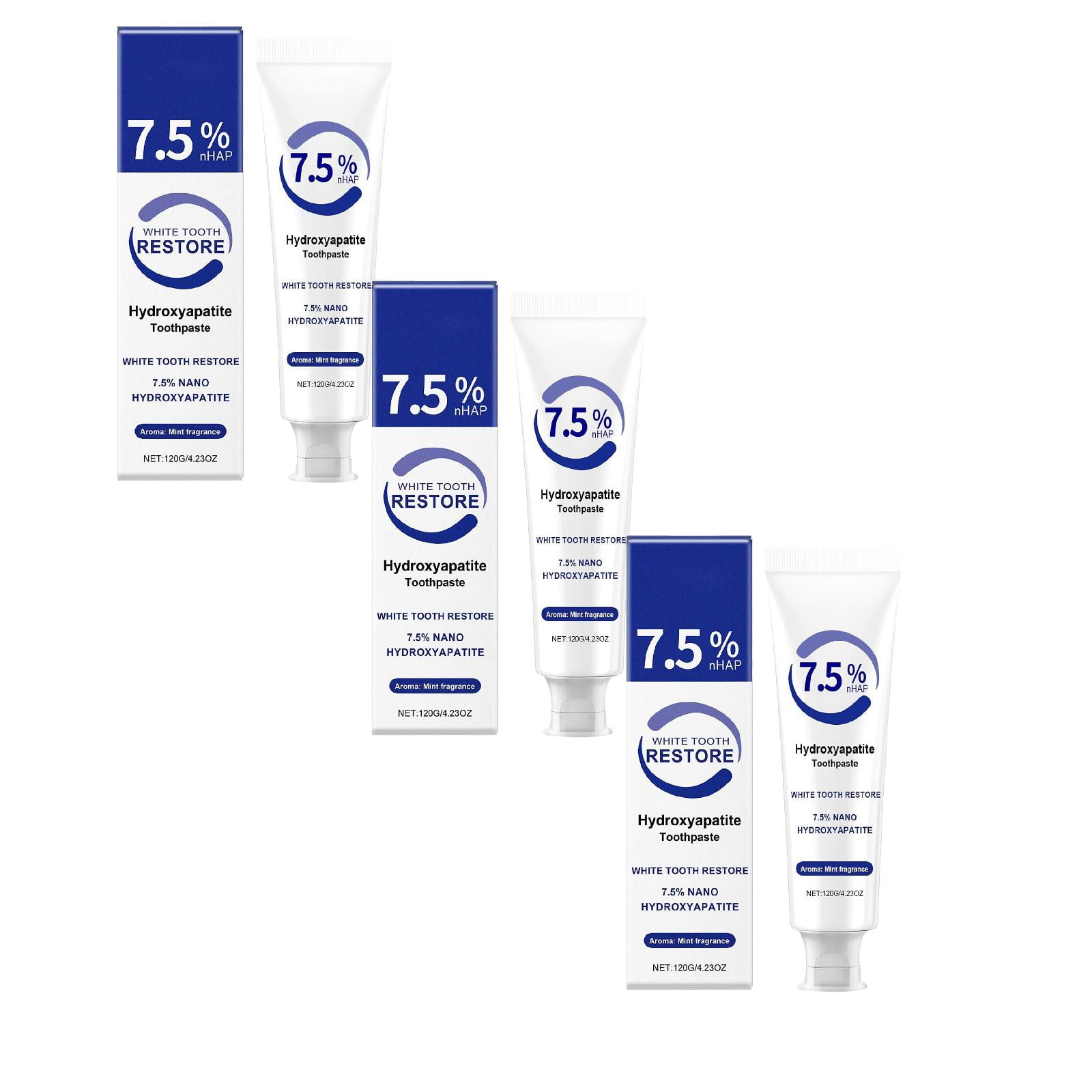 Hydroxyapatite Toothpaste for Enamel Repair - Fluoride-Free Whitening ...