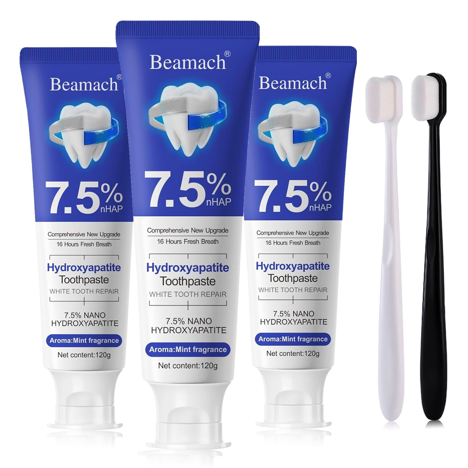 Hydroxyapatite Toothpaste for Fluoride-Free, MMF7 7.5% Nano ...