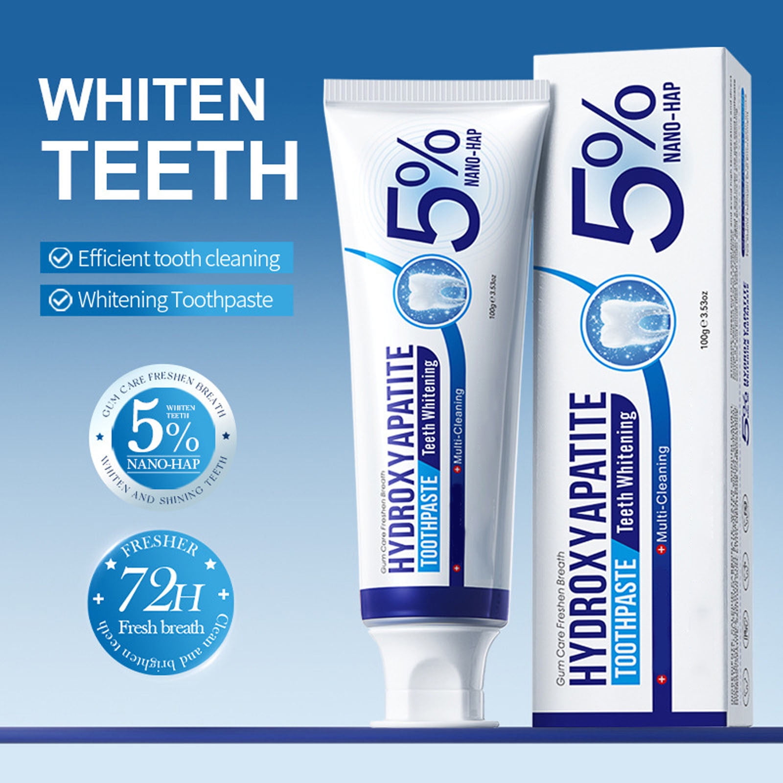 Hydroxyapatite Toothpaste for Sensitive Teeth, Hydroxyapatite-Enriched ...
