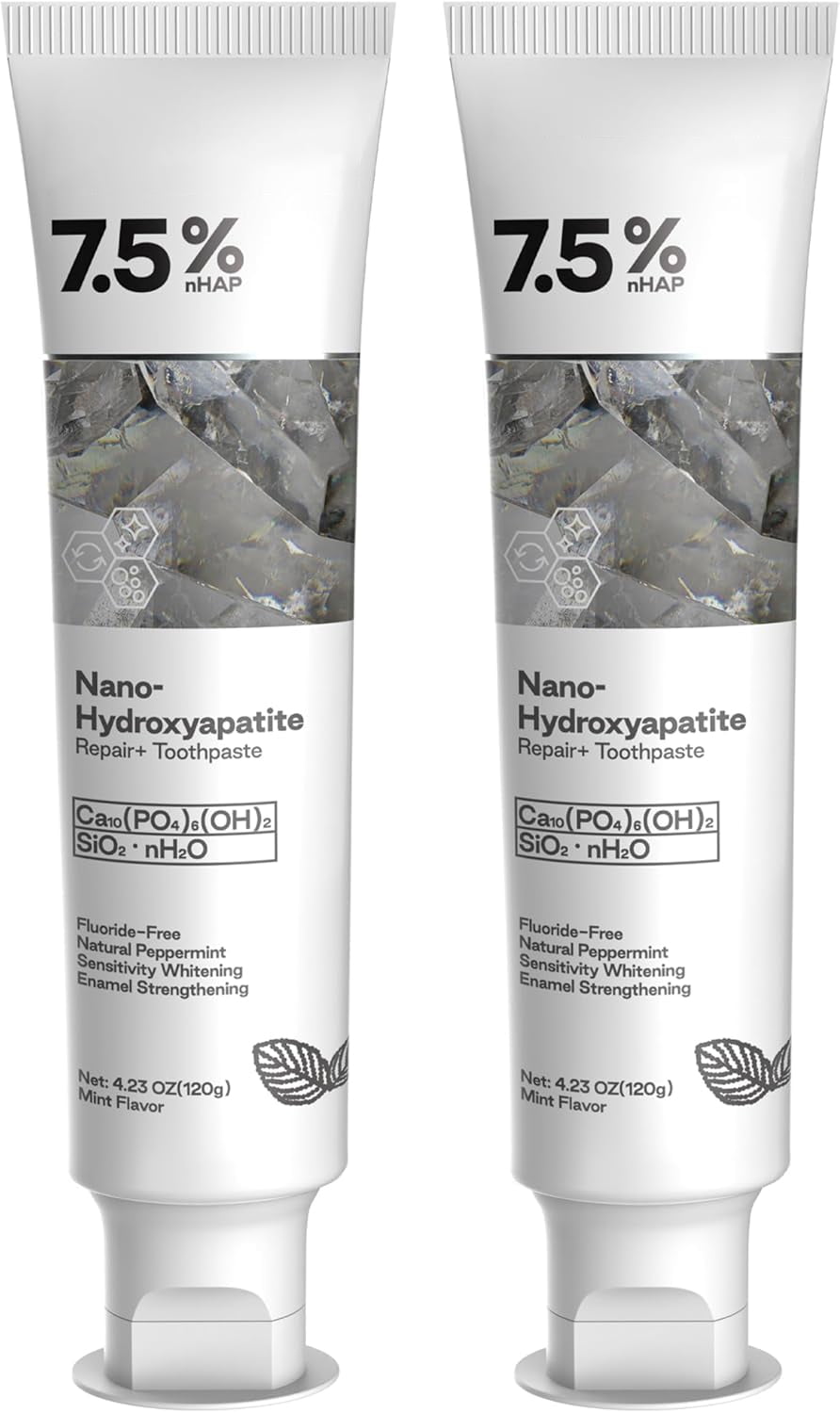 Hydroxyapatite Toothpaste for Advanced Enamel Protection, Gentle and ...