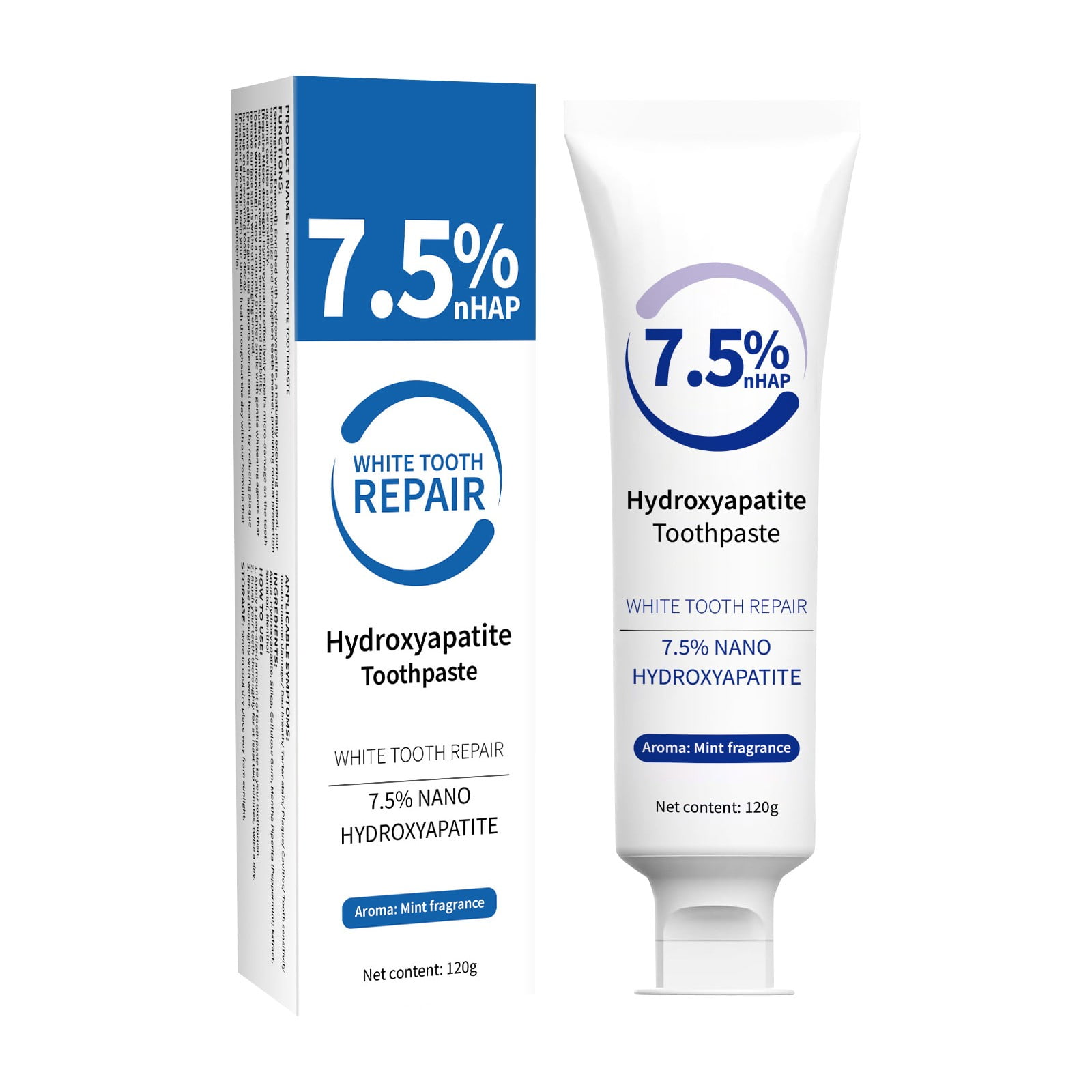 Hydroxyapatite Toothpaste for Enamel Protection, Gentle and Effective ...