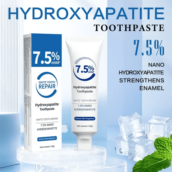 Hydroxyapatite Toothpaste for Enamel Repair & Protection, Fluoride-Free ...