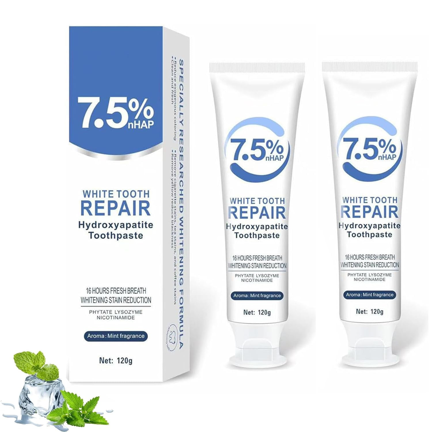 Hydroxyapatite Toothpastes for Enamel AIF9 Protection and Tooth ...