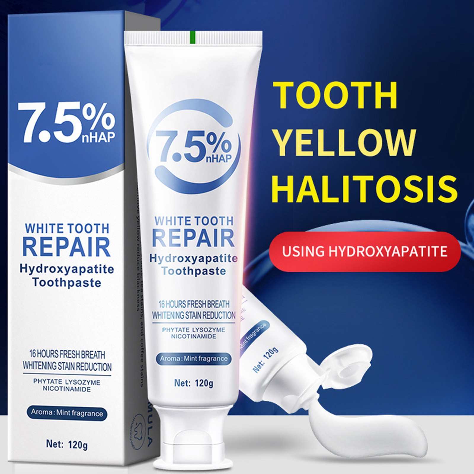 Hydroxyapatite Toothpastes For Enamel Protection And Tooth