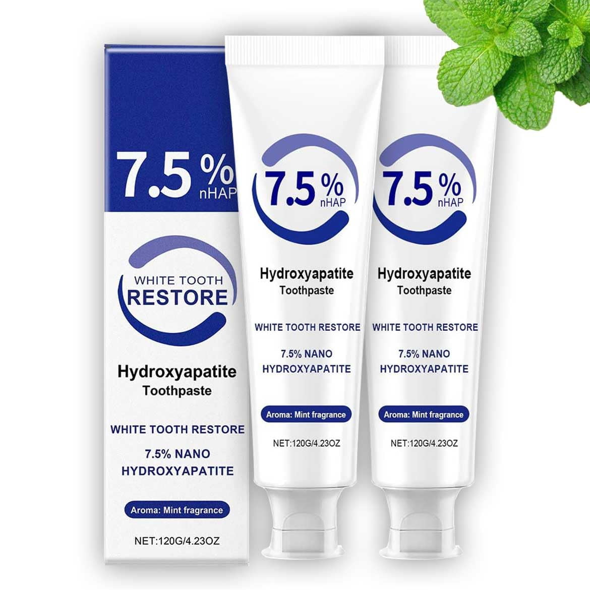 Hydroxyapatite Toothpastes for Enamel KEF16 Protection and Tooth ...