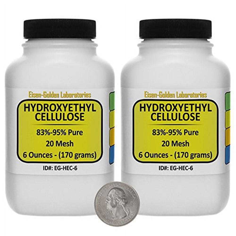 Hydroxyethyl Cellulose [HEC] Reagent Grade Powder 12 Oz in Two Space ...