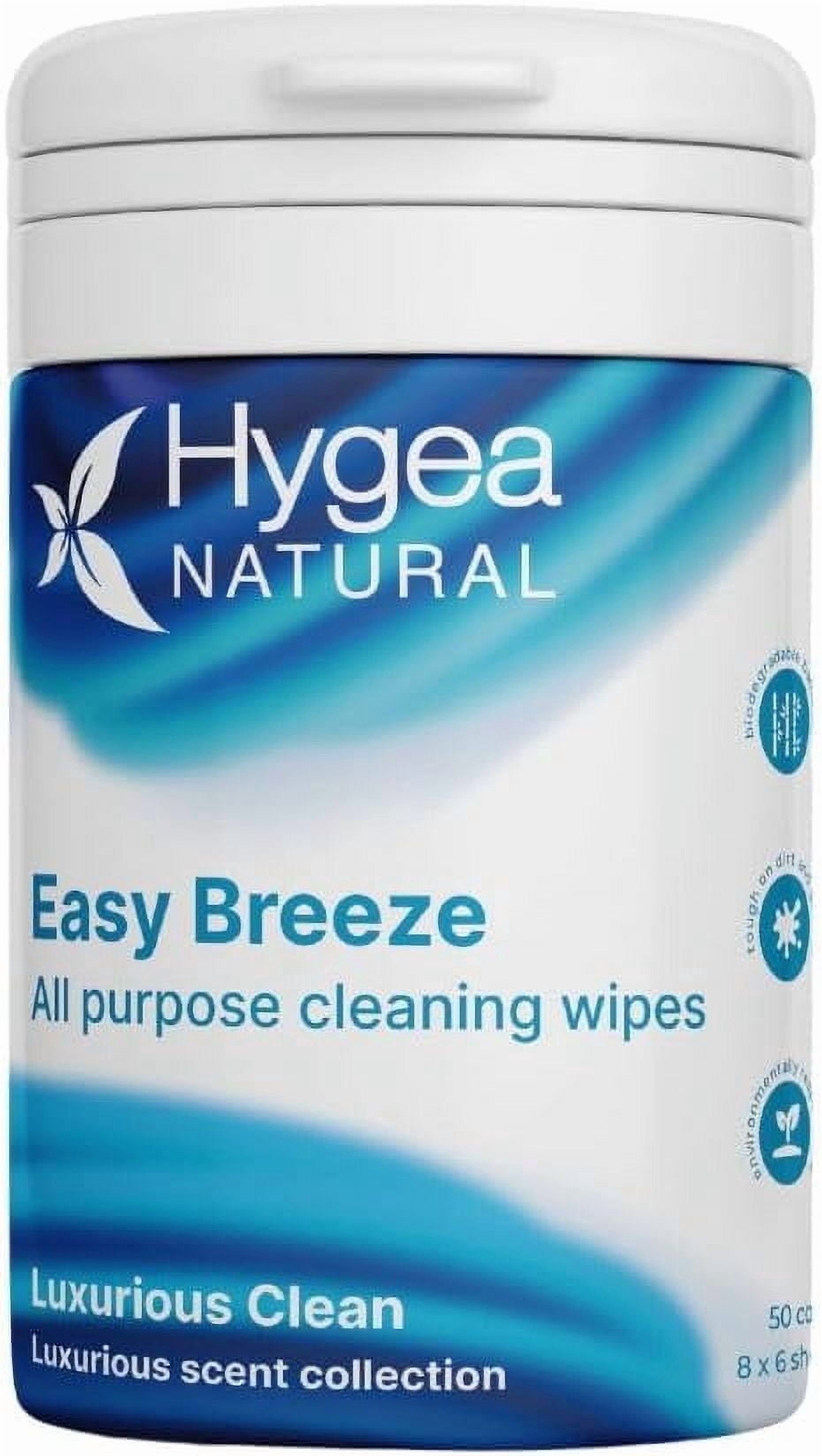 Hygea Natural Easy Breeze Luxurious Linen Biodegradable Cleaning Wipes ...