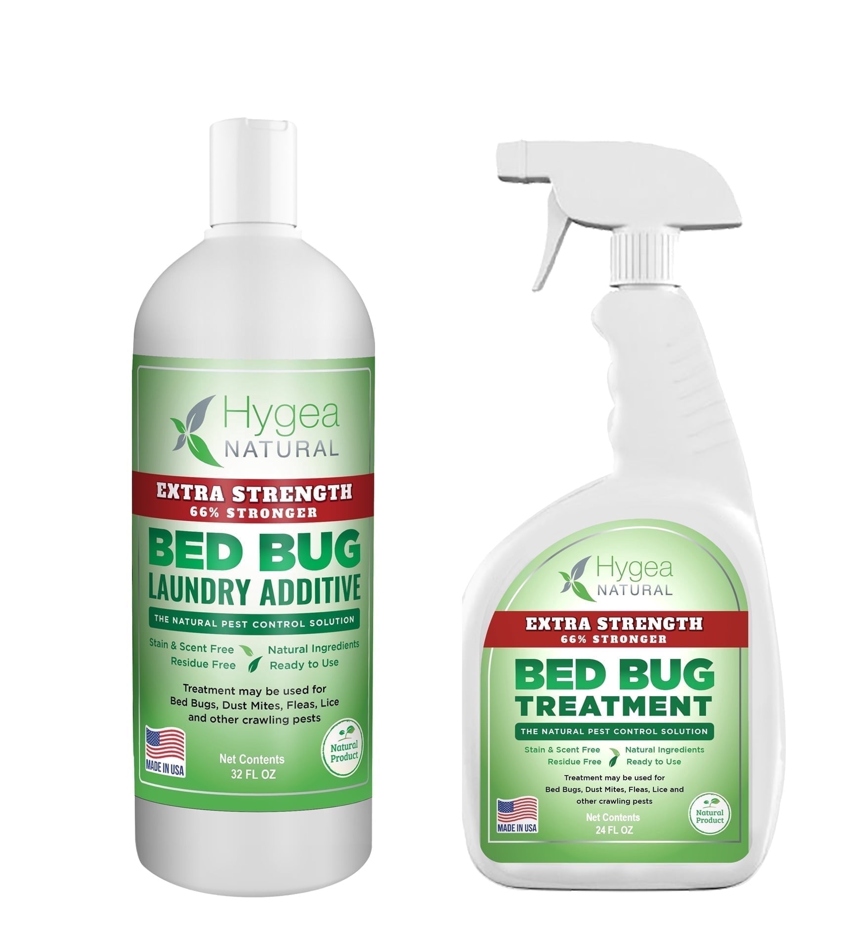 Hygea Natural Bed Bug & Mite Kit - Child & Pet Safe, Odorless, Non ...