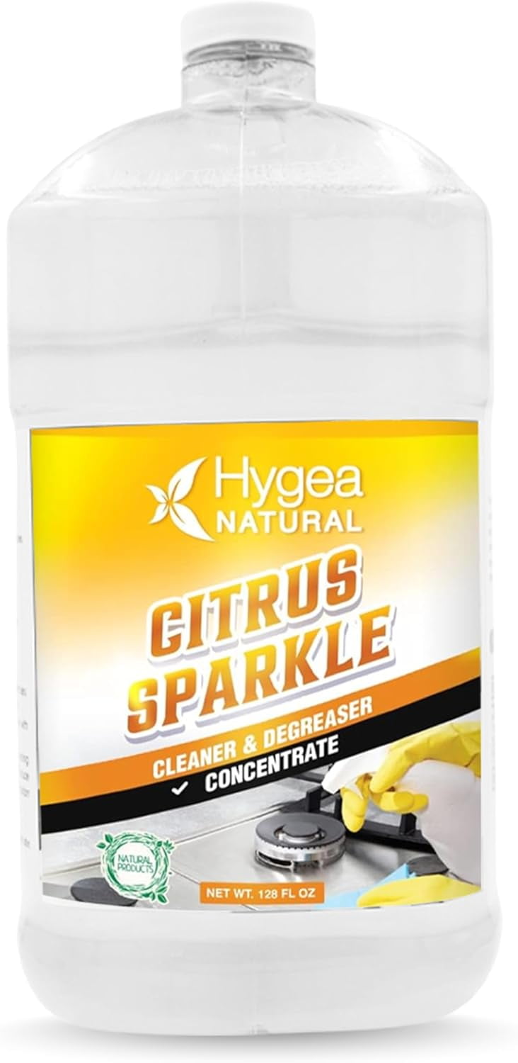 Hygea Natural Citrus Sparkle All Purpose Cleaner & Degreaser, Non-Toxic ...