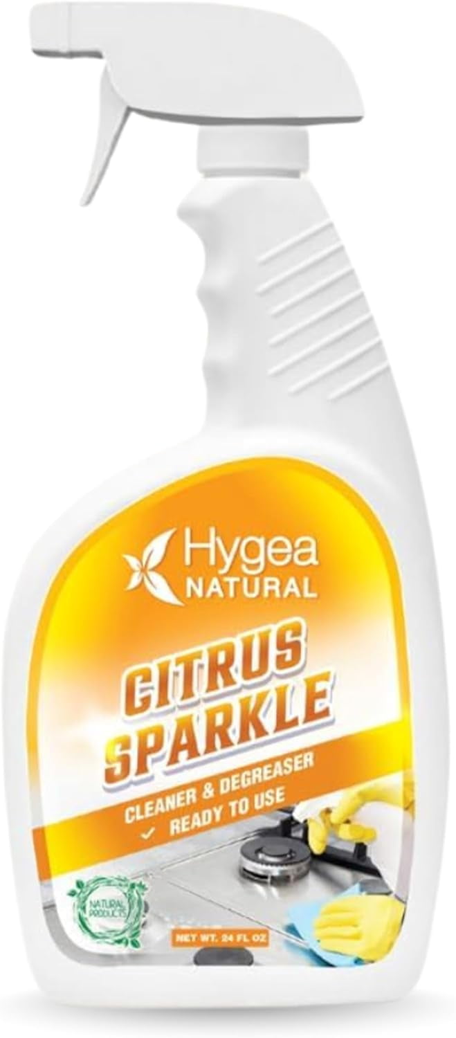 Hygea Natural Citrus Sparkle Degreaser - Non Toxic, Food Safe Kitchen ...