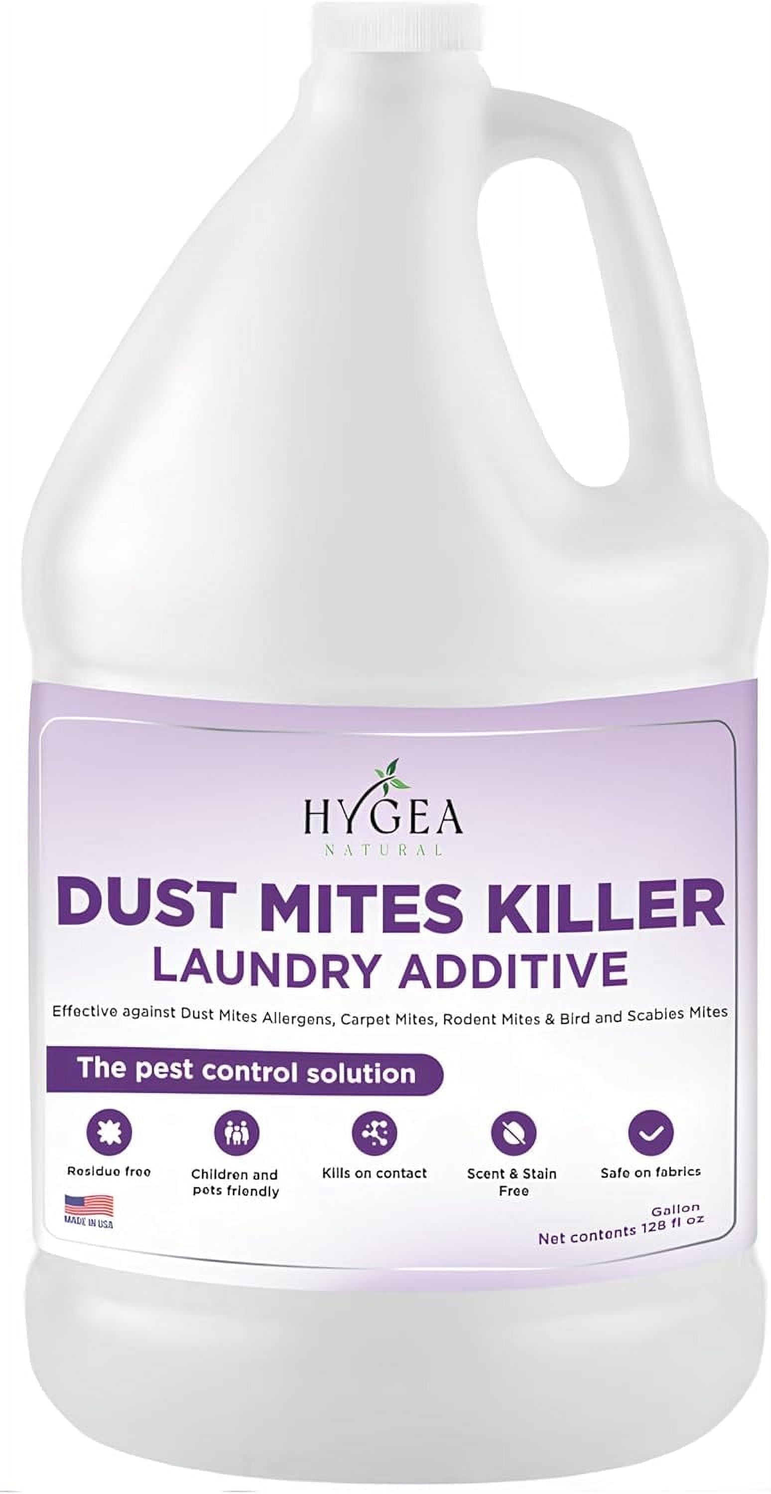 Hygea Natural Laundry Additive Dust Mite Remover, Non-Toxic, 128 fl oz ...